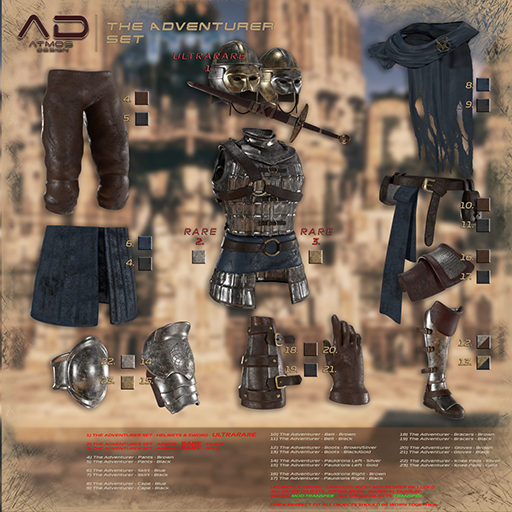 Second Life Marketplace - [23] [AD] - The Adventurer - Knee Pads - Gold ...